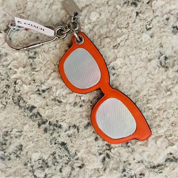 Coach | Accessories | Coach Leather Sunglasses Keychain | Poshmark